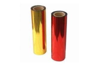 China Gold Red Hot Stamping Foil For Plastic PVC Opp Fim 115℃ - 120℃ Recommended supplier