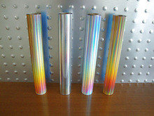 China Silver Foiling Rainbow Holographic Foil Hot Stamping Printing For PE PVE PP supplier